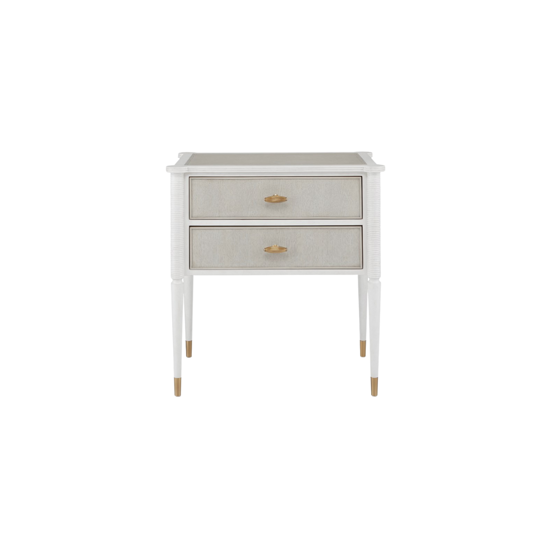 Aster White Nightstand - Christopher Collection