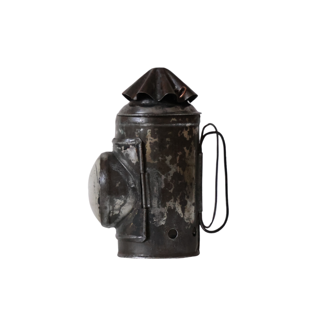 19th Century English Bullseye Toleware Lantern - Christopher Collection