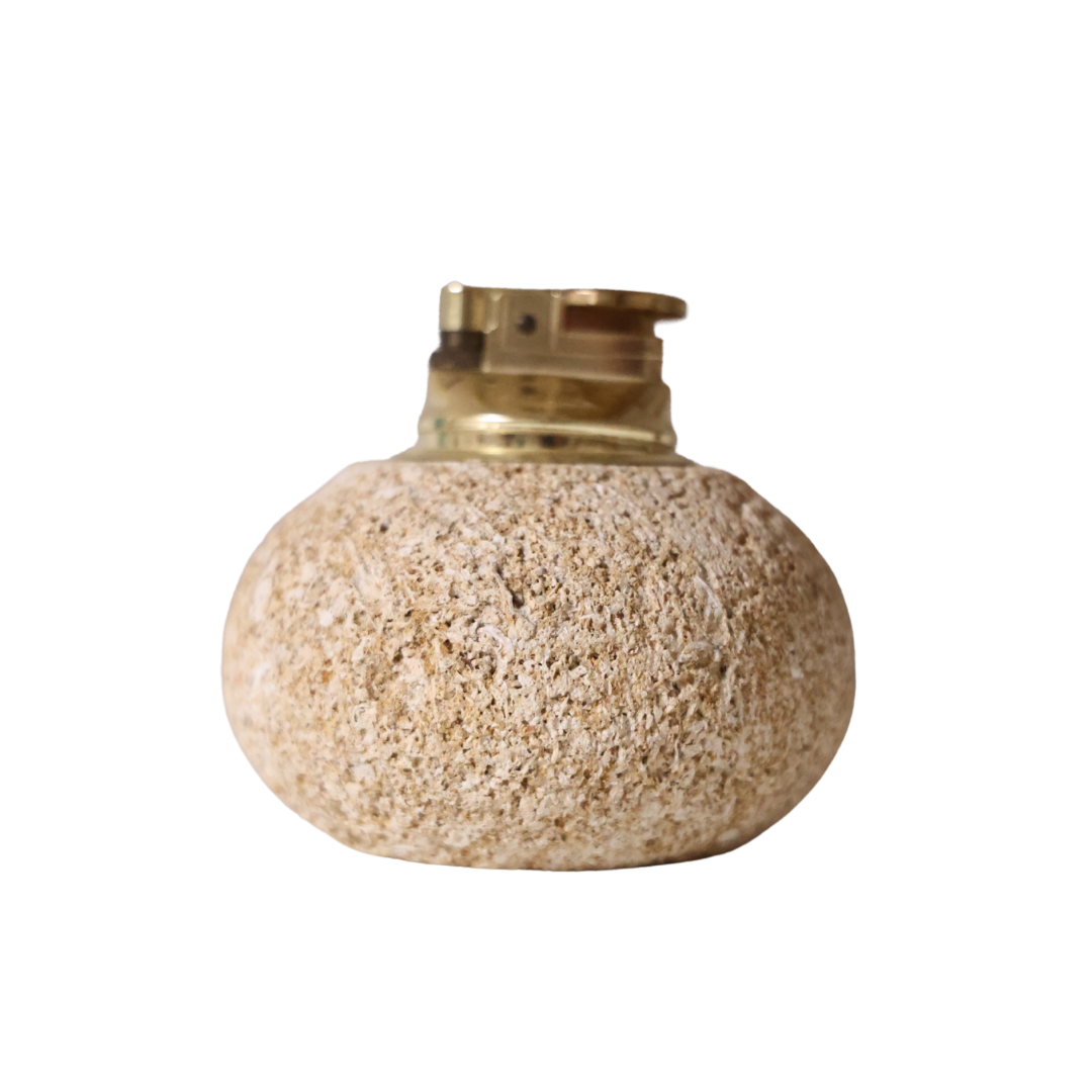 Mid-Century French Stone Lighter - Christopher Collection