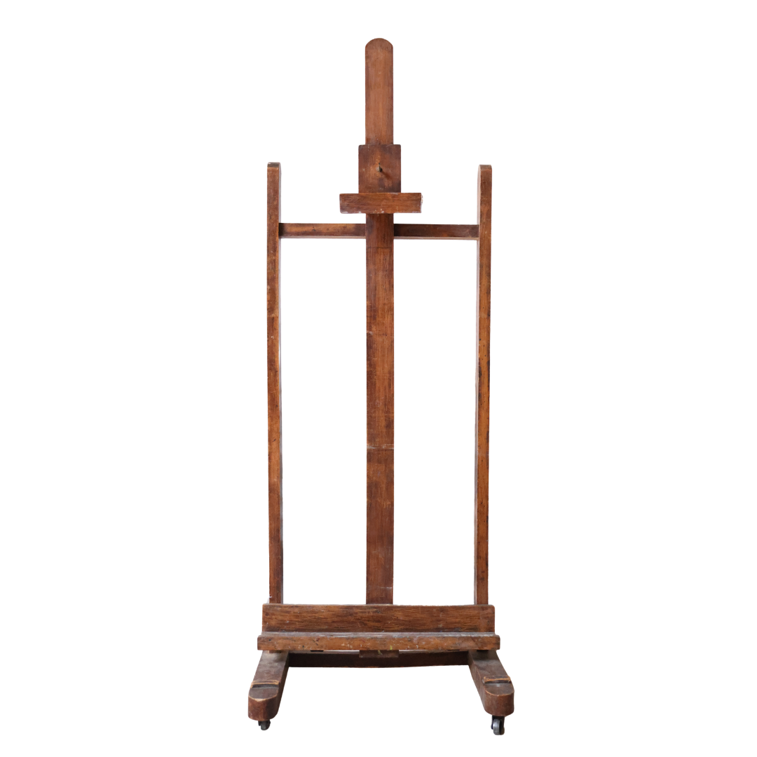 20th Century French Wooden Floor Easel - Christopher Collection