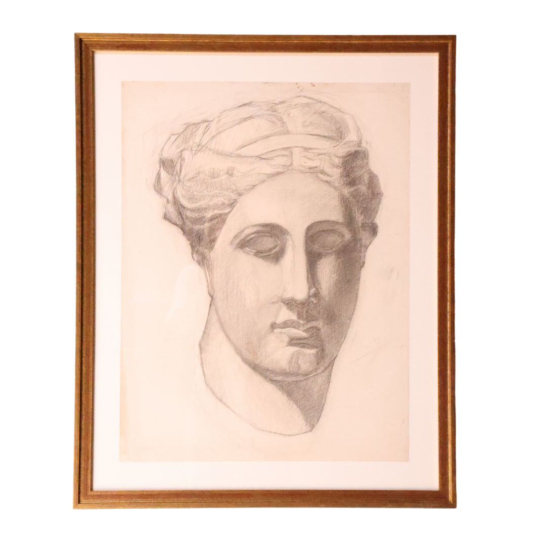 20th Century French Goddess Drawing - Christopher Collection