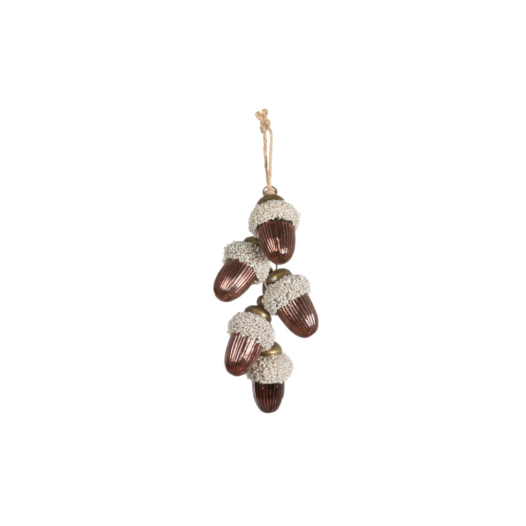Woodland Acorn Bundle Ornament - Christopher Collection