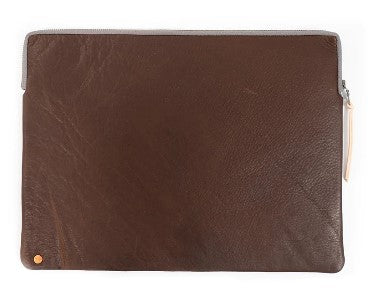 Oxford Leather Laptop Sleeve (Dark Brown) by Rustico - Christopher ...